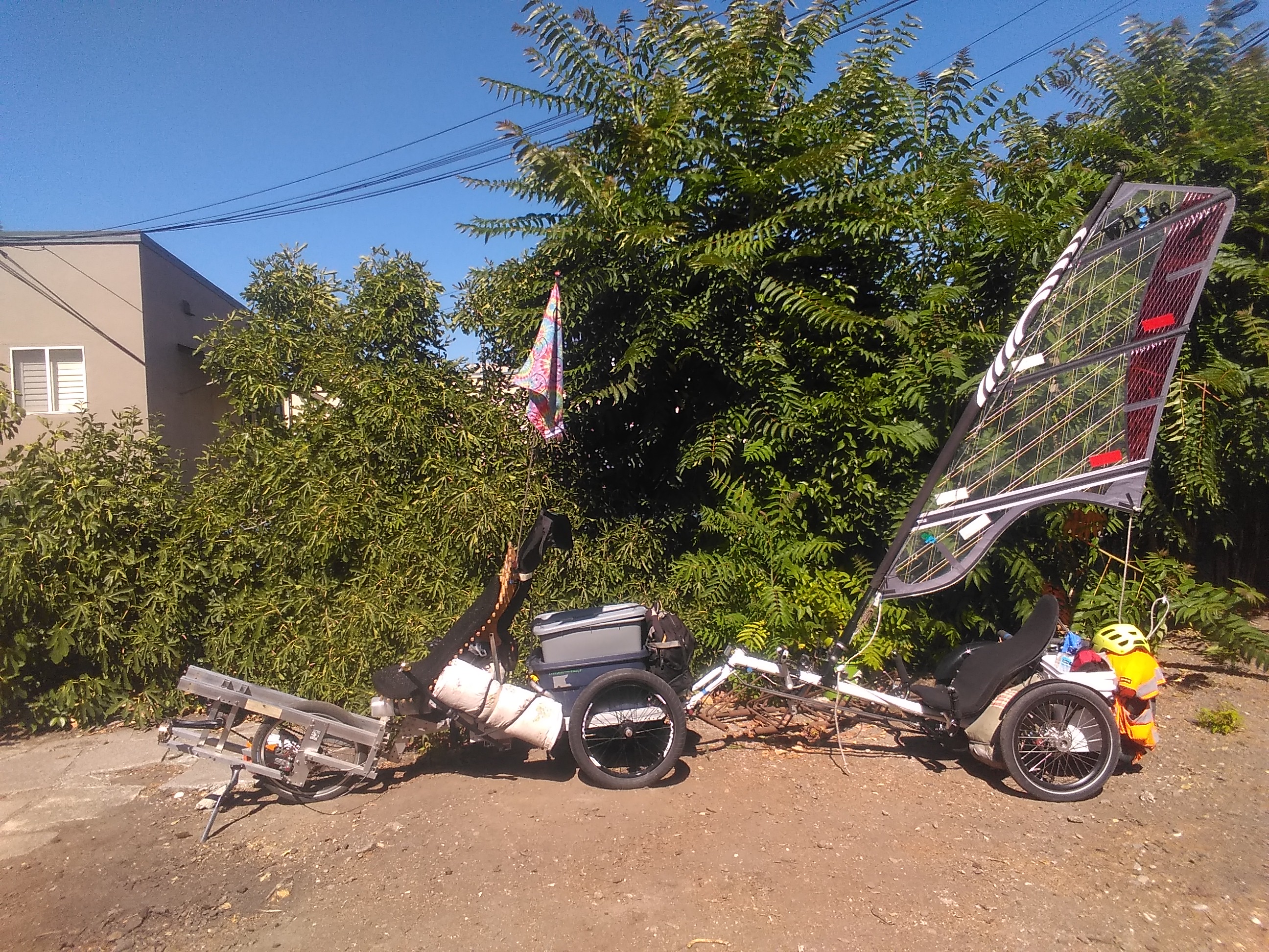 Solar recumbent (tandem) trike | Endless Sphere DIY EV Forum